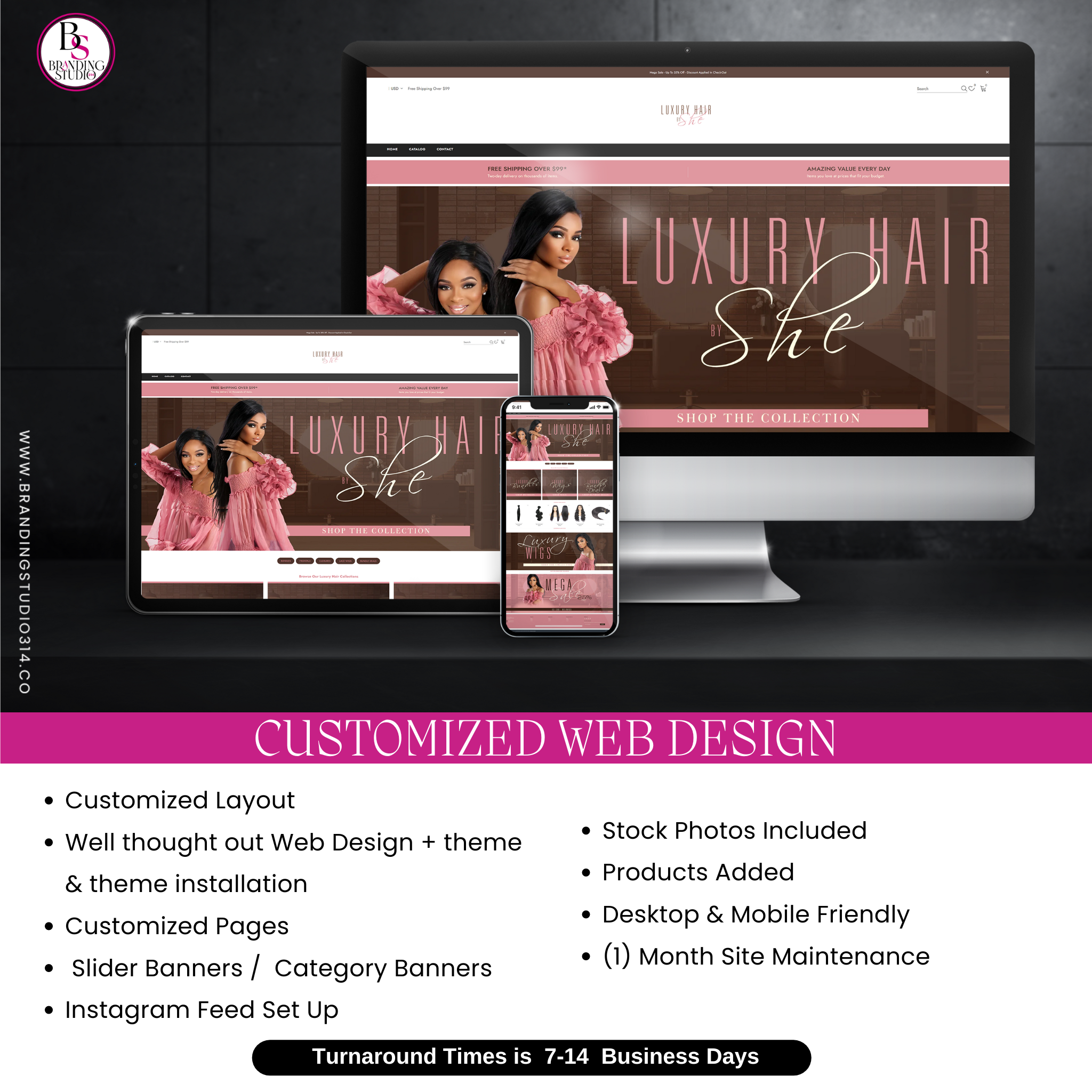 Customized Website Design – BrandingStudio314 Customized Website Design – BrandingStudio314
