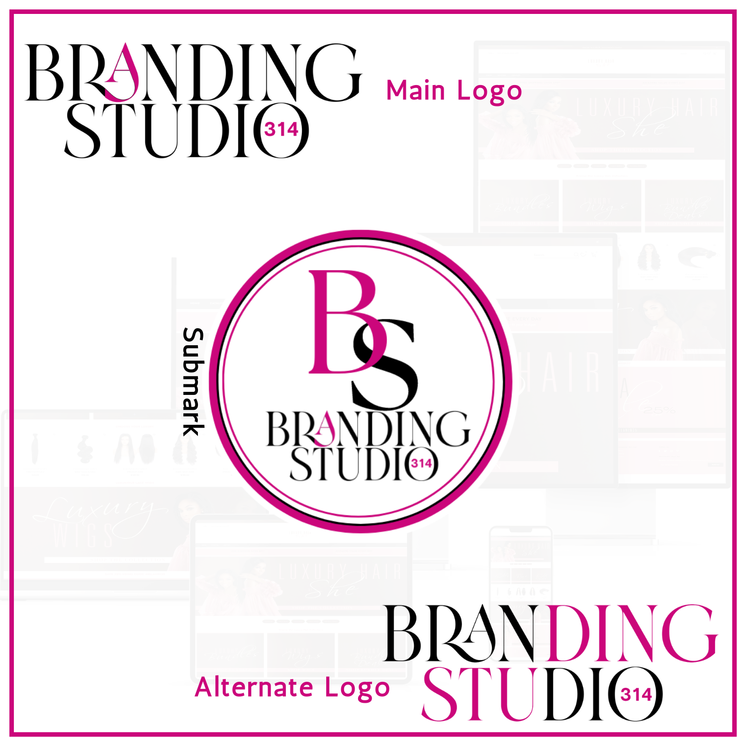 Logo Set - Main, Alternate and Submark – BrandingStudio314